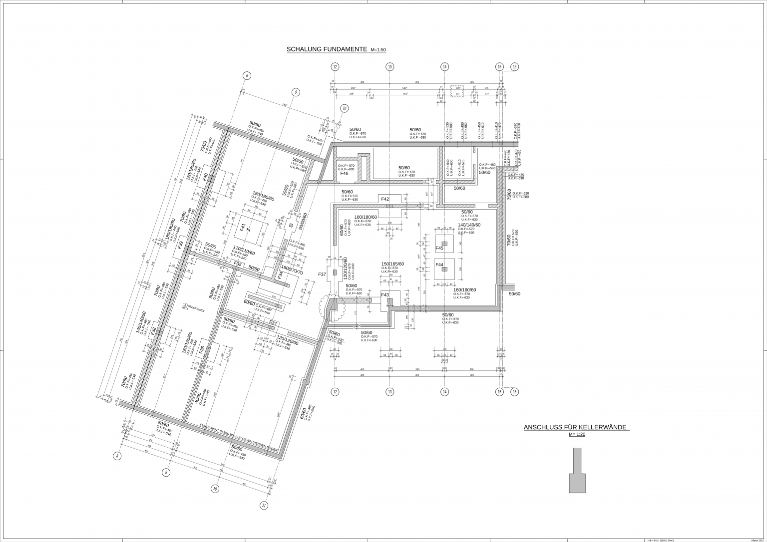Bestandspläne - CAD Bauzeichenbüro - Erstellung der Schal- und ...